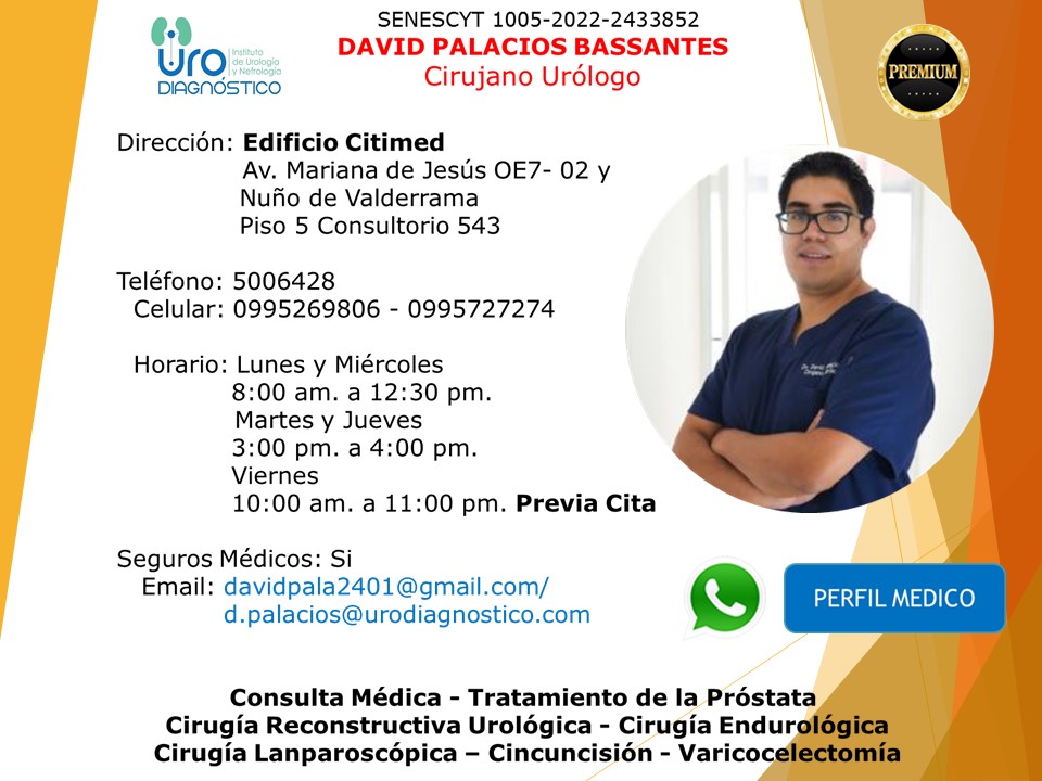 Dr. David Palacios - Cirujano Urólogo